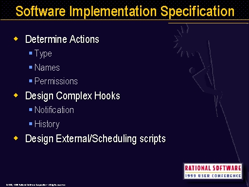Software Implementation Specification